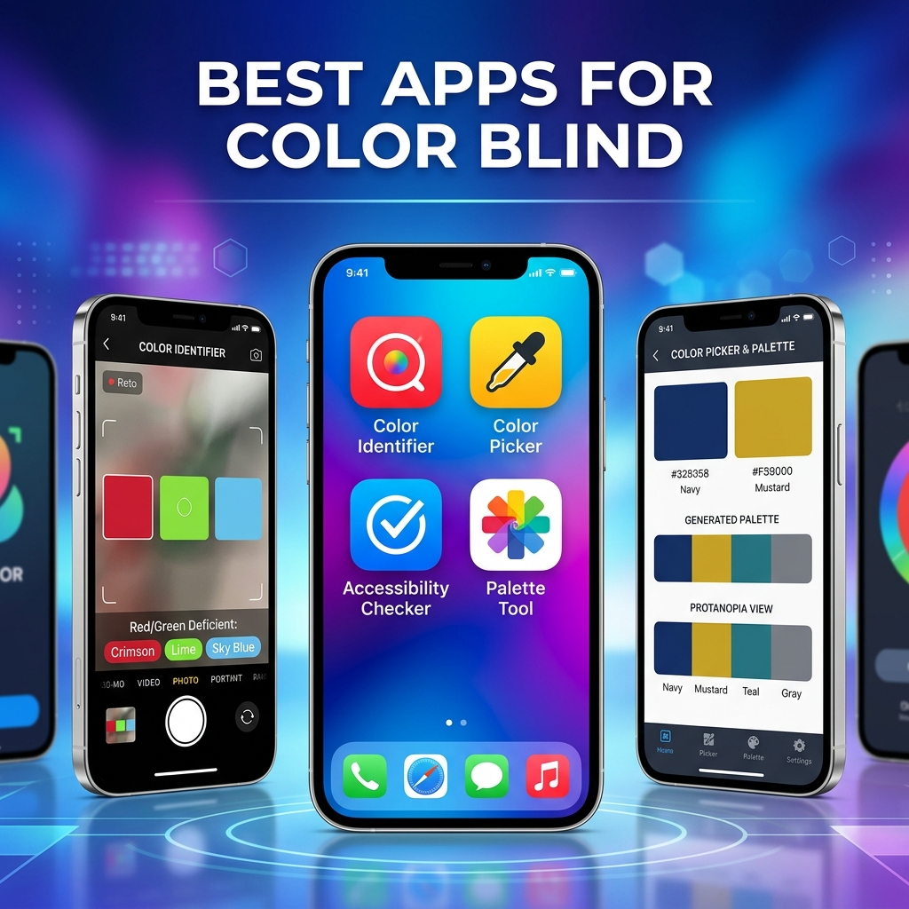 Best Apps for Color Blind Users – Daily Life & Work Tools