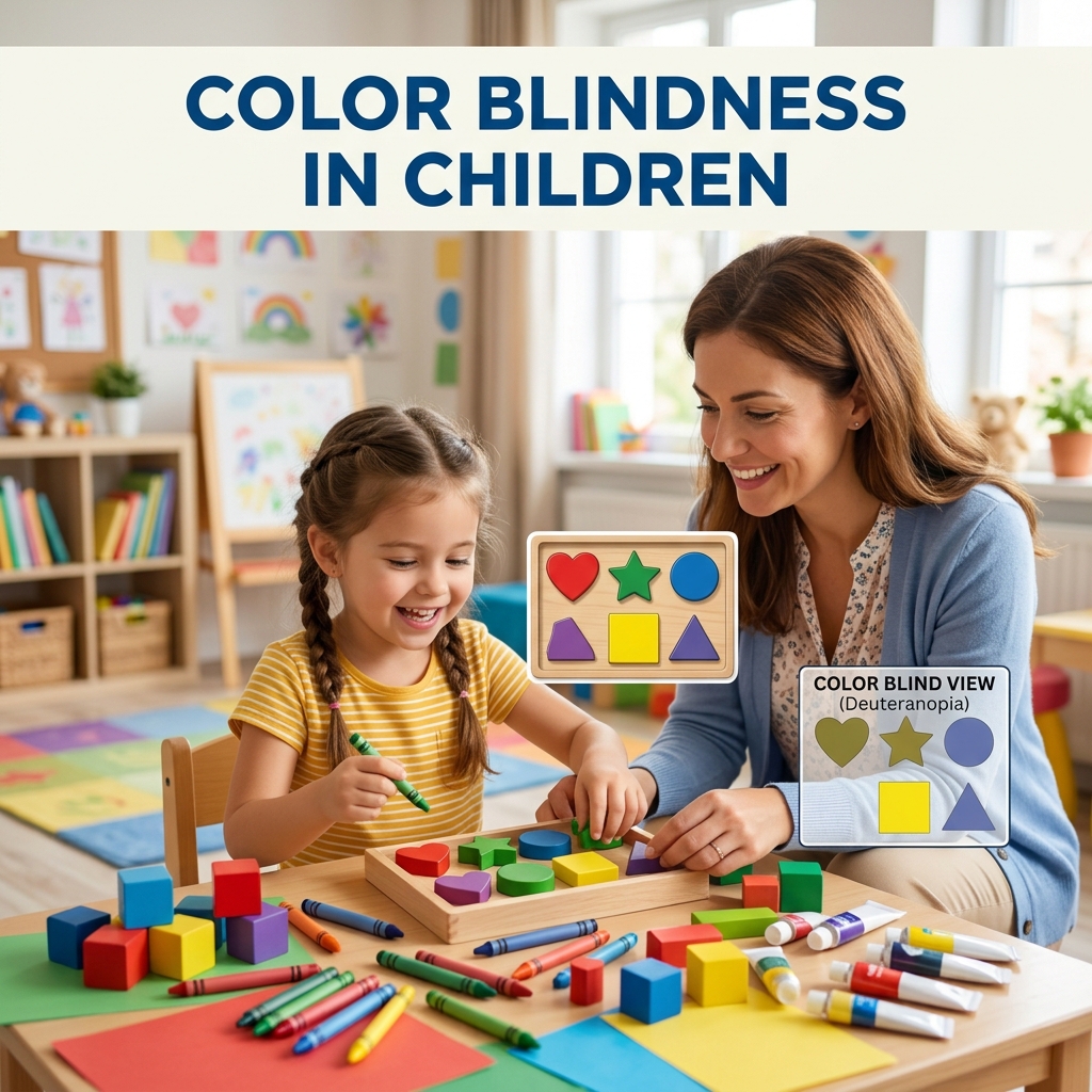 Color Blindness in Children: Early Detection & Support
